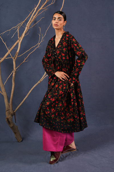 Floral Fancy Flared Shirt – GENERATION